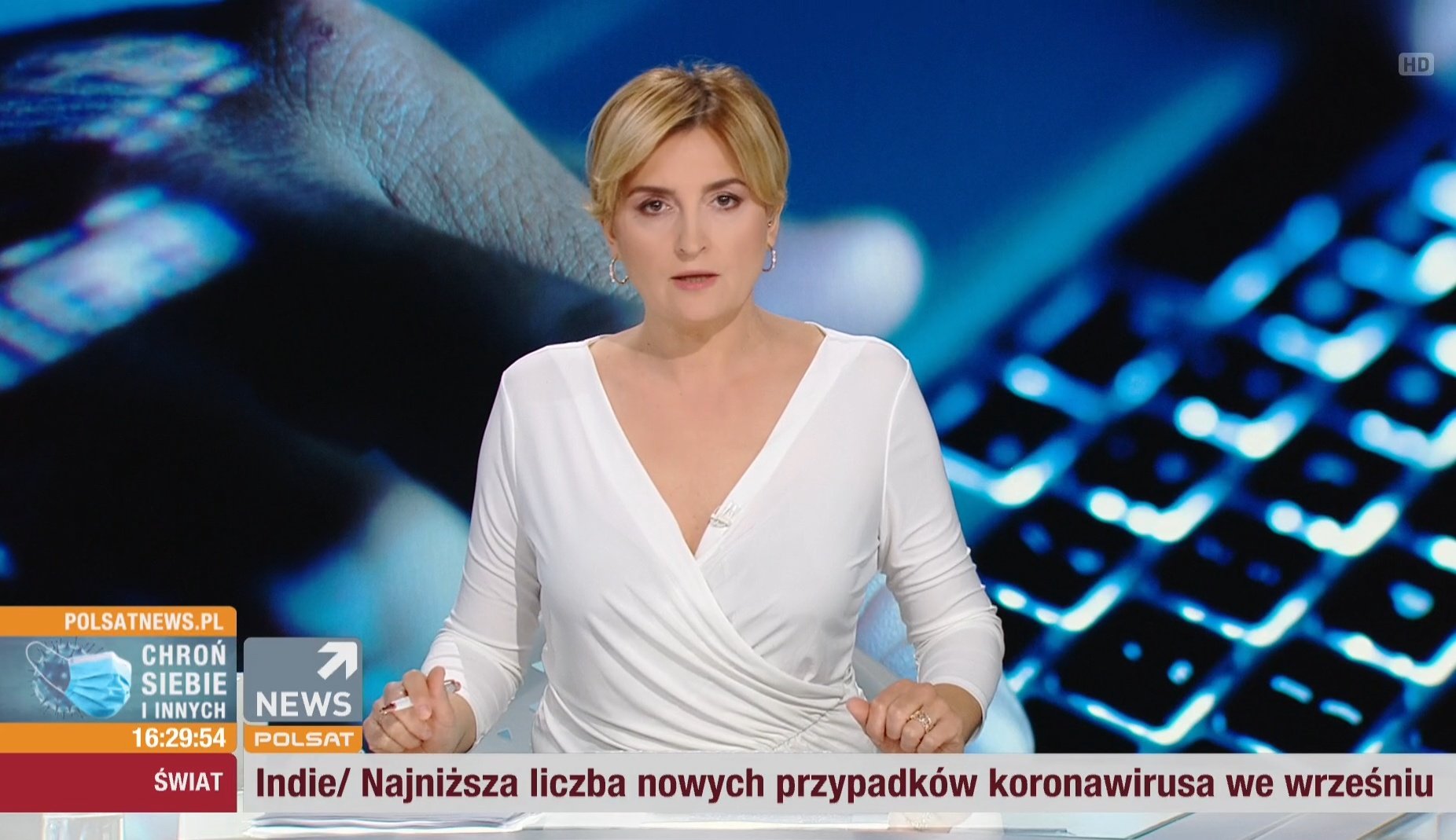 Daria Kwiecień z Polsat News do kanału Wydarzenia 24 - omediach.info